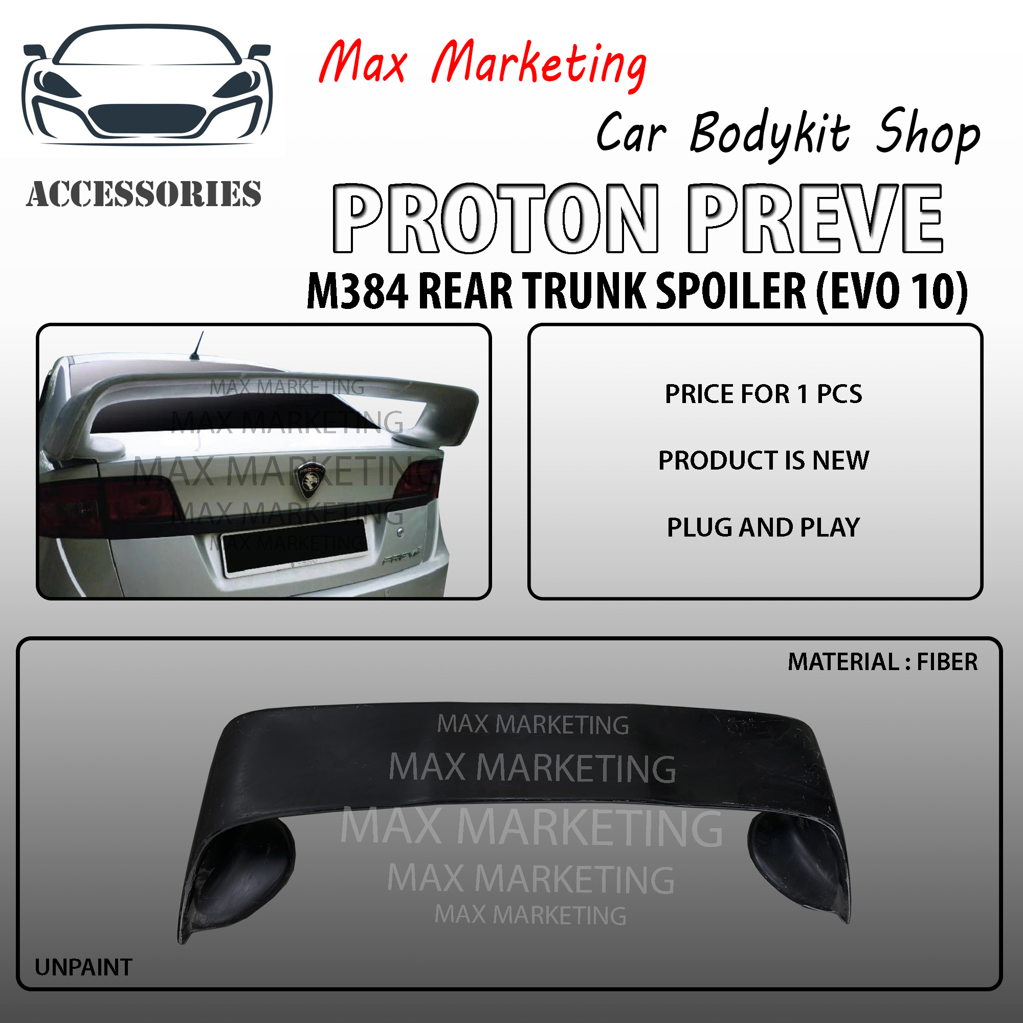 PROTON PREVE SPOILER (EVO 10) | Shopee Malaysia