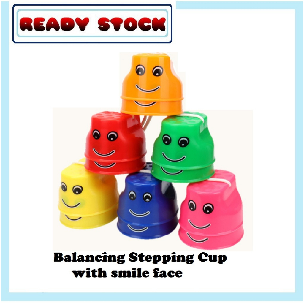 🔥LOWMS🔥-Children Balancing Stepping Cup Stilt Jump Kids Outdoor Fun ...