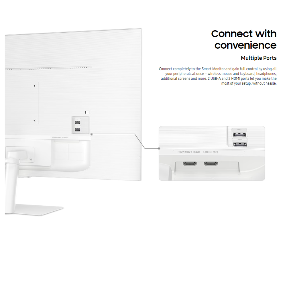 SAMSUNG M5 MONITOR LED SMART FLAT 27" LS27CM500EEXXS/ 32 ...