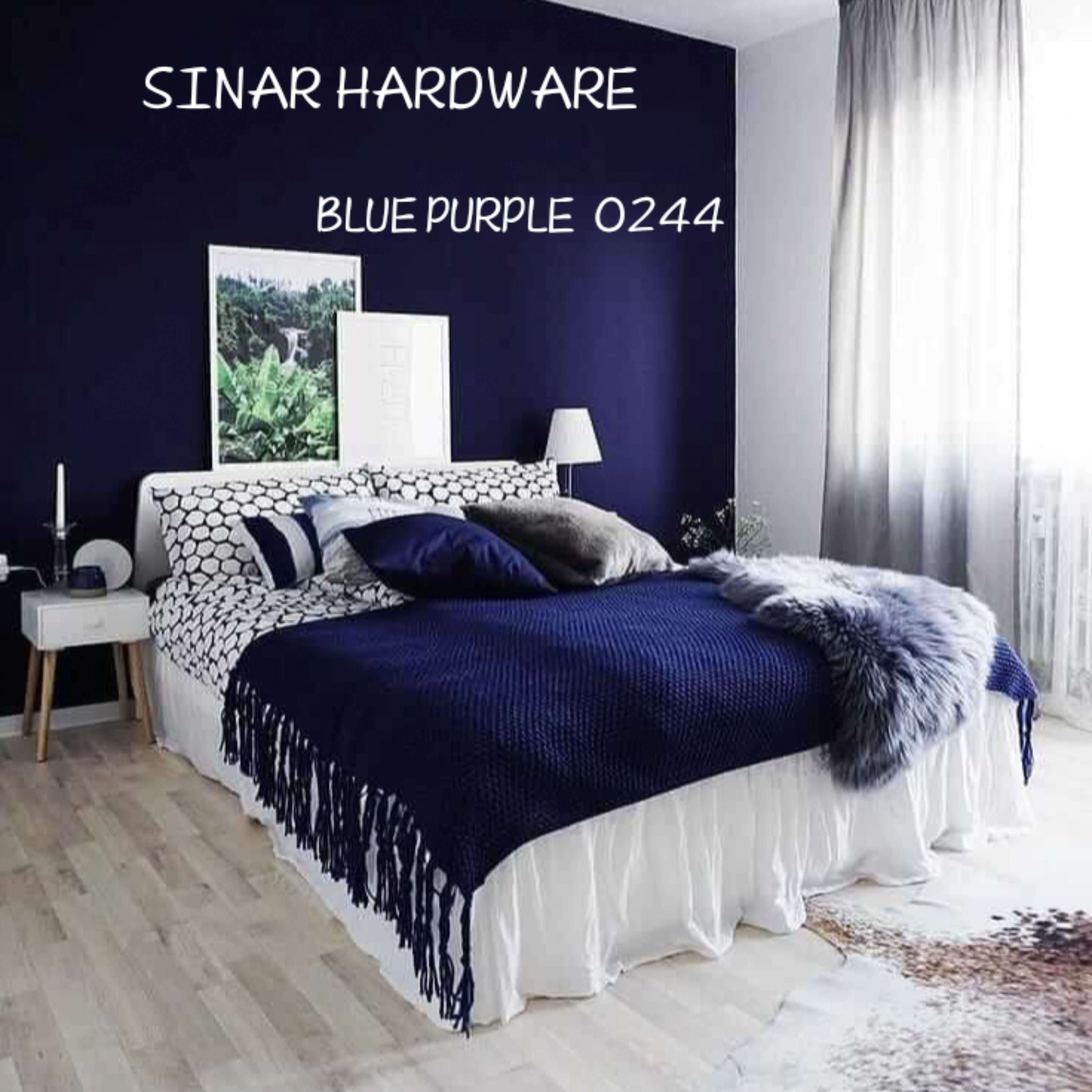 SINAR SANCORA I PEARL 1 LITER INTERIOR SHEEN WALL PAINT CALMING BLUE ...
