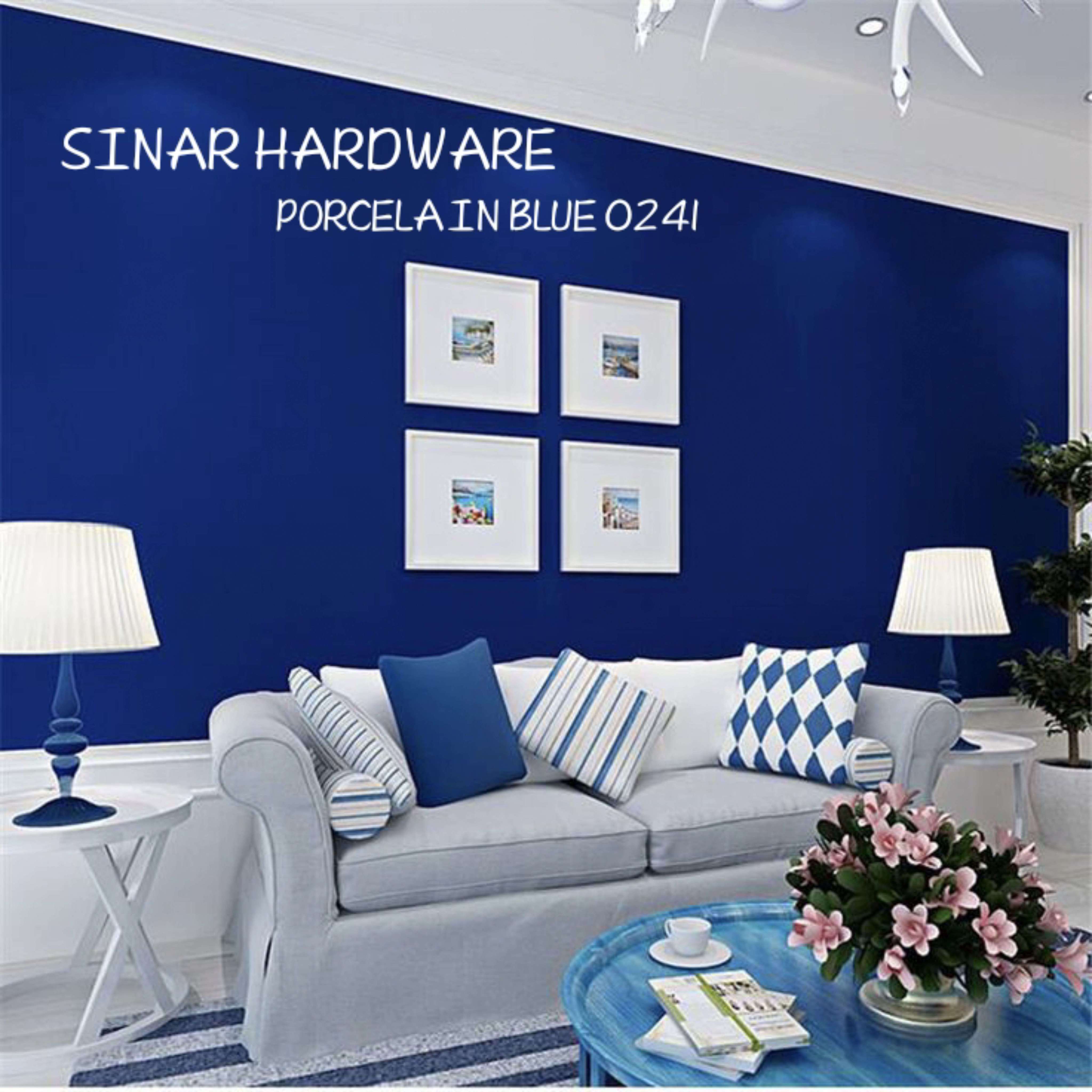 SINAR SANCORA I PEARL 1 LITER INTERIOR SHEEN WALL PAINT CALMING BLUE ...