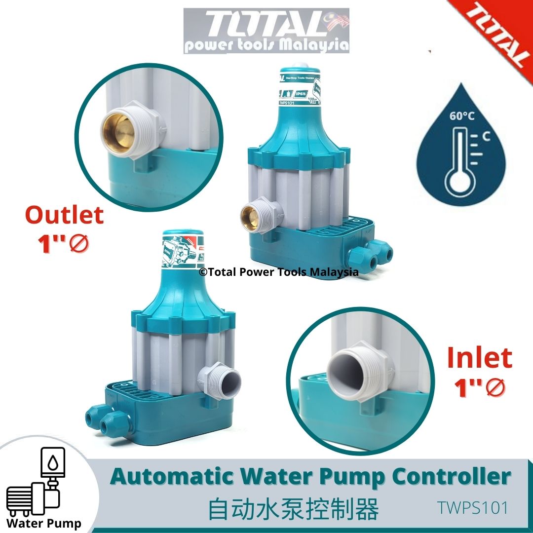 TOTAL Automatic Pump Controller / Pressure Switch 10Bar 10A 自动水泵控制 ...
