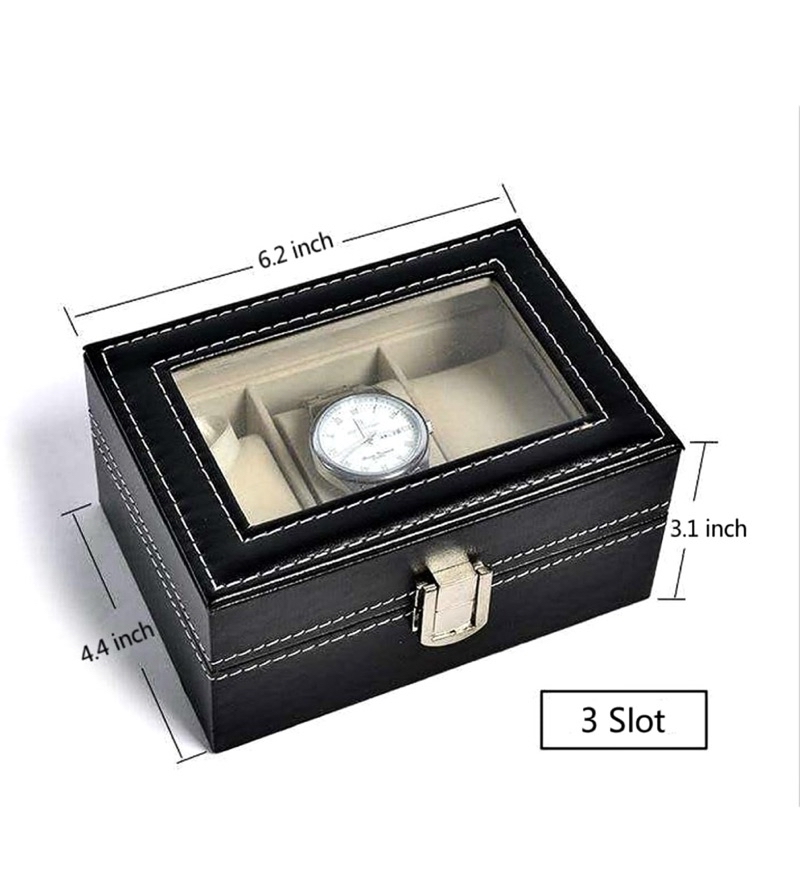 Watch Box display Case Premium Quality 2 Slot 3 Slot 6 Slot 10 Slot 12 ...