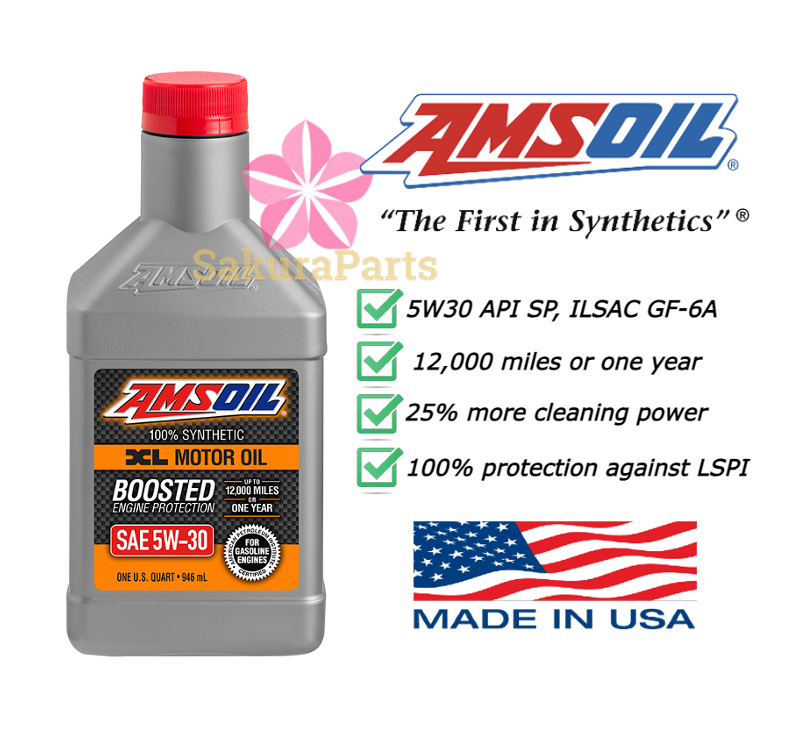 Amsoil 5W30 XL MOTOR OIL BOOSTED Fully Synthetic Engine Oil 1L Shopee Malaysia