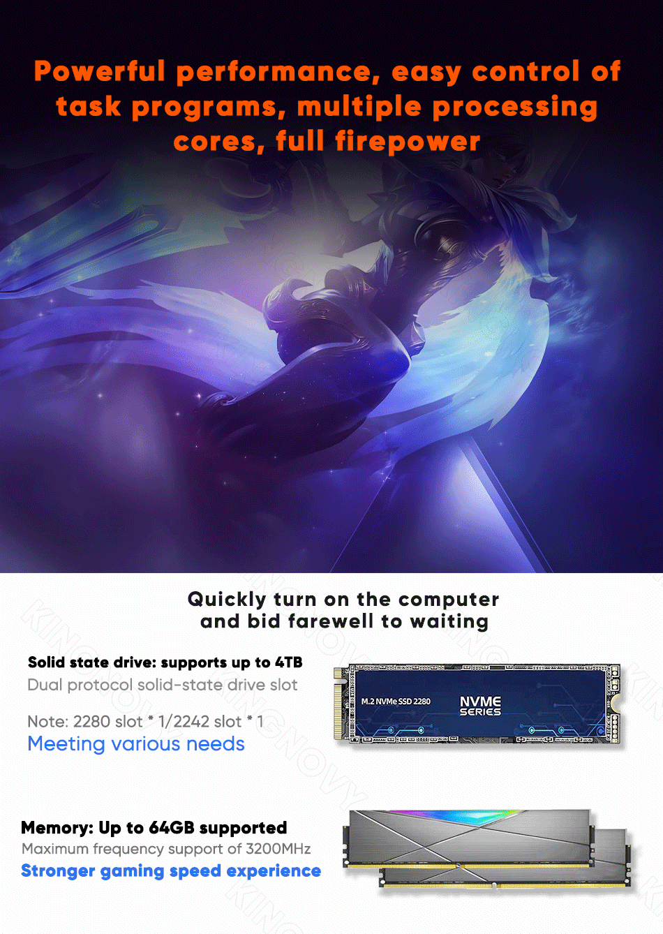 GenMachine AMD Ryzen 7 7730U Windows Mini PC DDR4 64GB RAM 2TB SSD PC ...