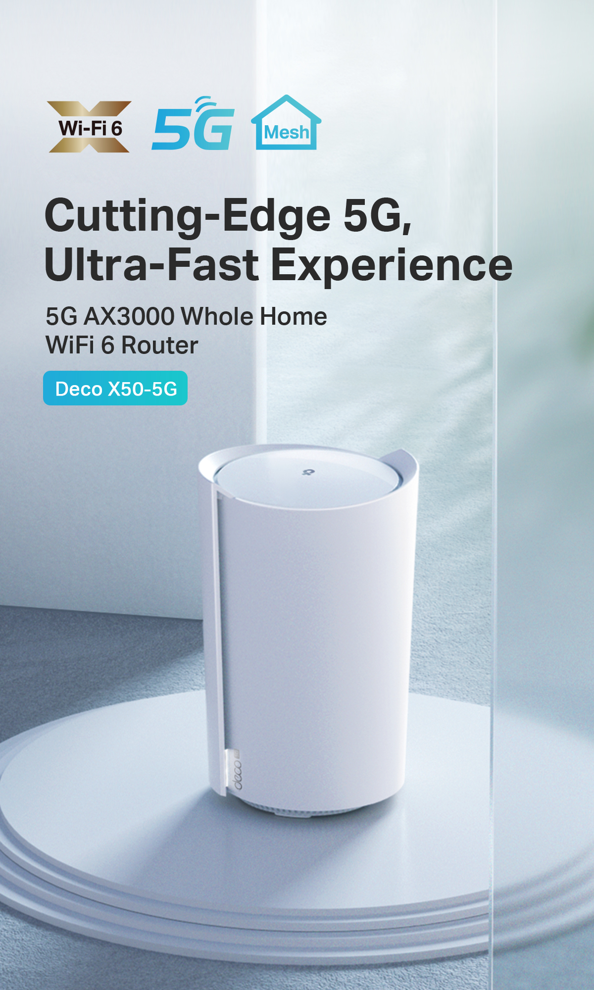 TP-Link Deco X50-5G AX3000 Mesh 5G WiFi 6 Router | Premium Qualcomm ...