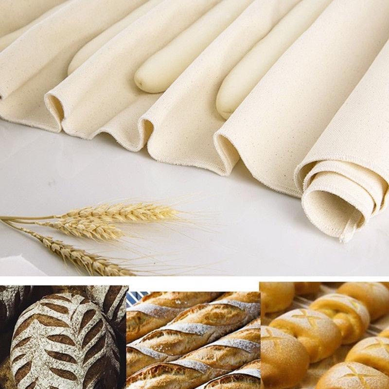 Kain Cotton Fermented Cloth Dough Bakers Pans Proving Bread Baguette ...