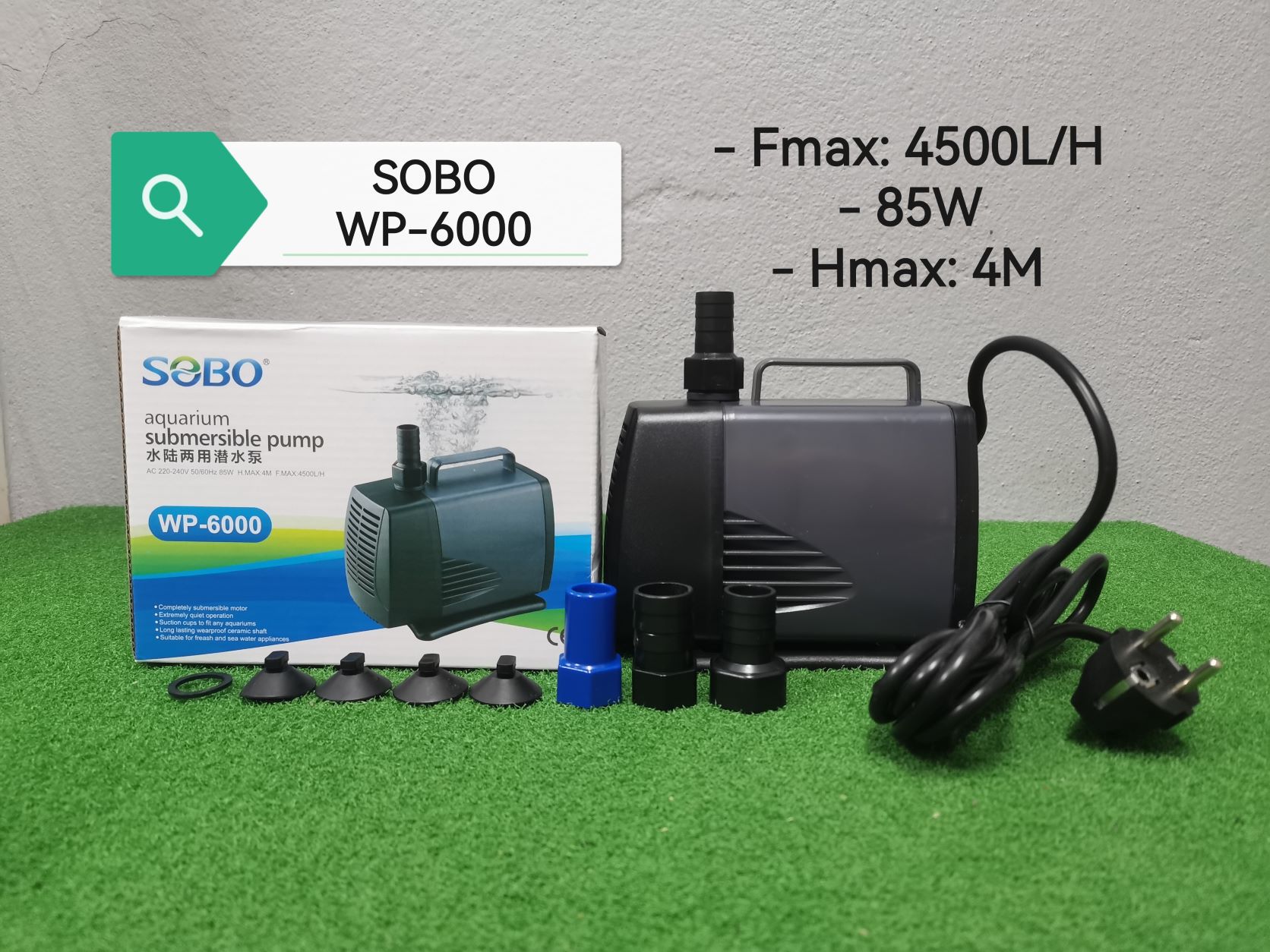 SOBO Aquarium Submersible Pump(WP-4000, WP-5000, WP-6000, WP-7000, WP-8000). Water Pump For ...