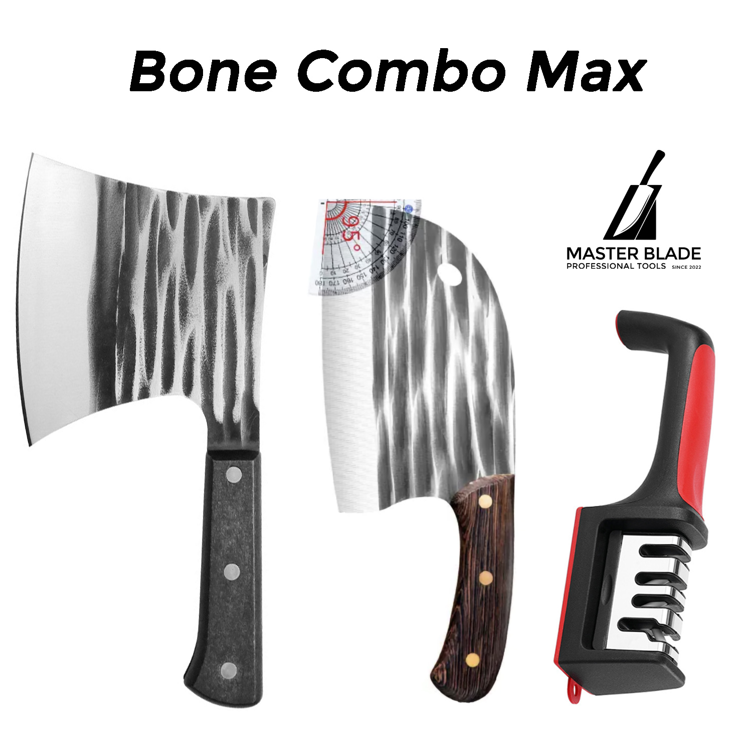 Kapak Danging Heavy Duty Bone Chopper Axe for Kitchen Bones Cutting ...