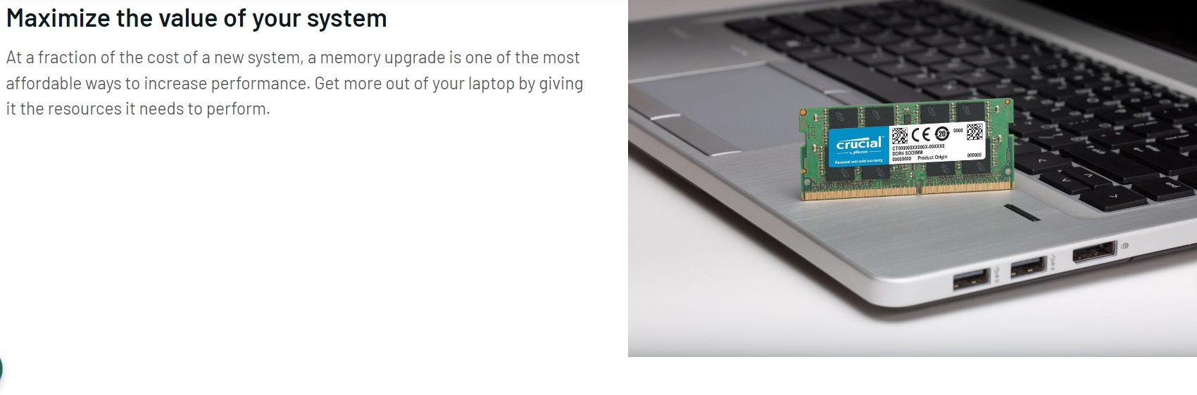 Crucial DDR4 32GB / 16GB / 8GB / 4GB - 3200MHZ / 2666MHZ PC3200 PC2666 ...