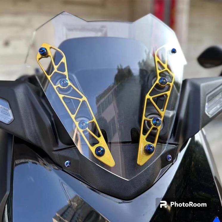 CNC Windshield Visor Frame Bracket Yamaha Xmax 250/300 v2 Xmax v2 ...