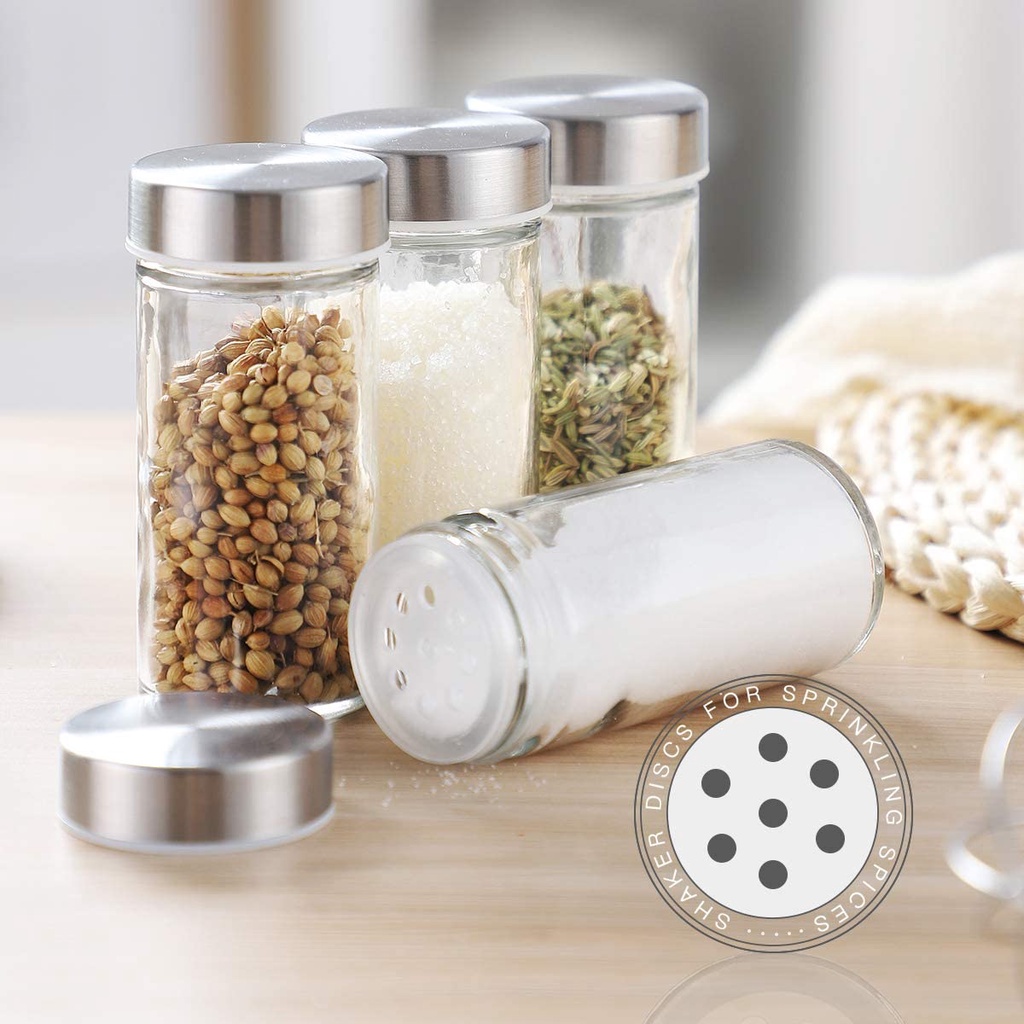 Rotatable Kitchen Seasoning Rack Stainless Steel Condiment Spice Rack ...