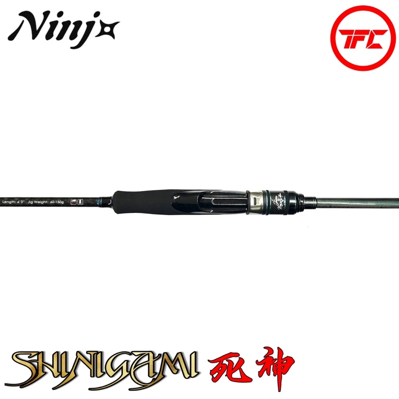 NINJA SHINIGAMI 死神 Baitcast Overhead & Spinning SW Jigging Rod BC Fast ...