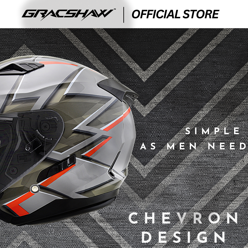 Gracshaw Gennex G535 Double Visor Helmet Bezel Series Double Visor 2023 ...