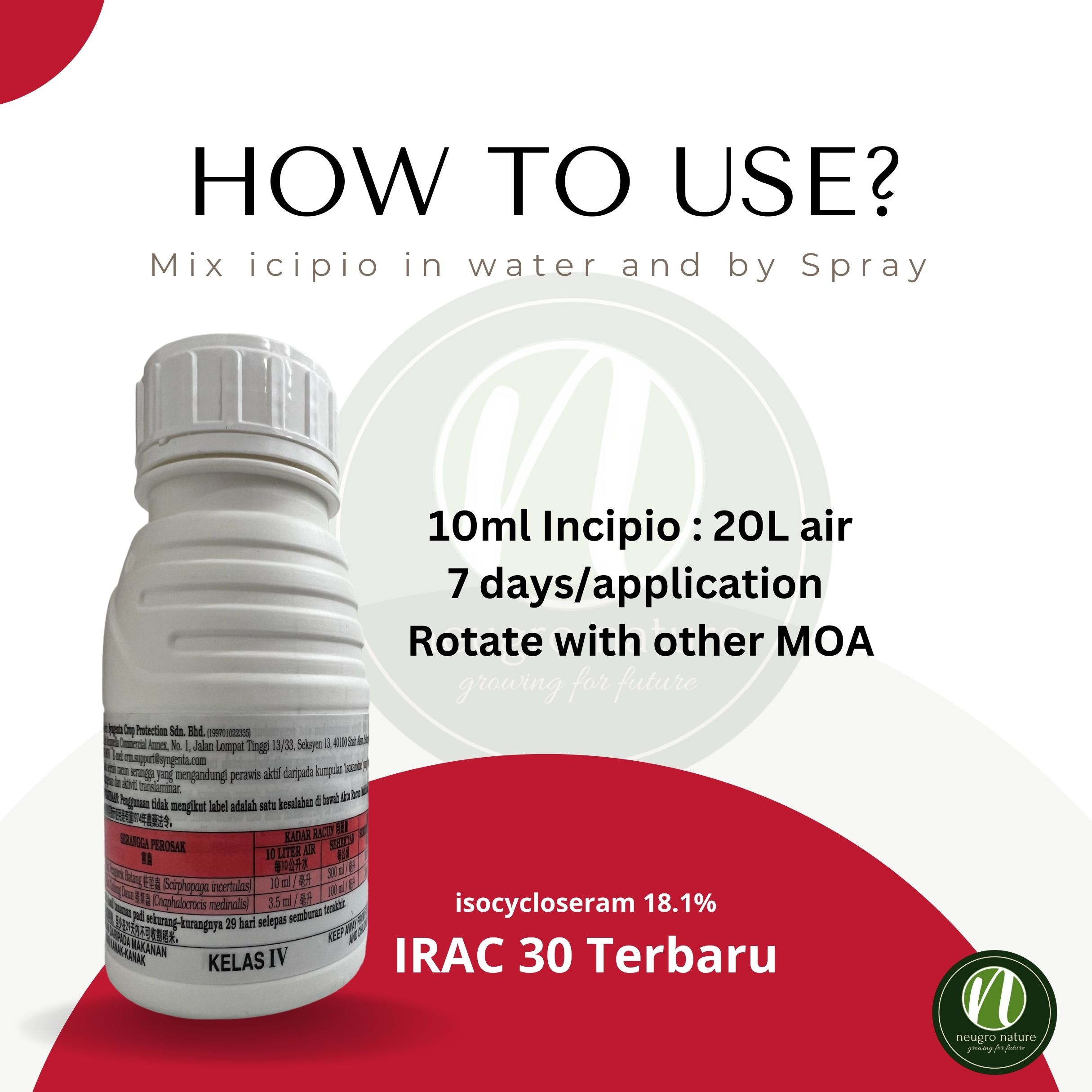 Syngenta INCIPIO 250ml Insecticide - Racun Serangga Kawal Plutella ...