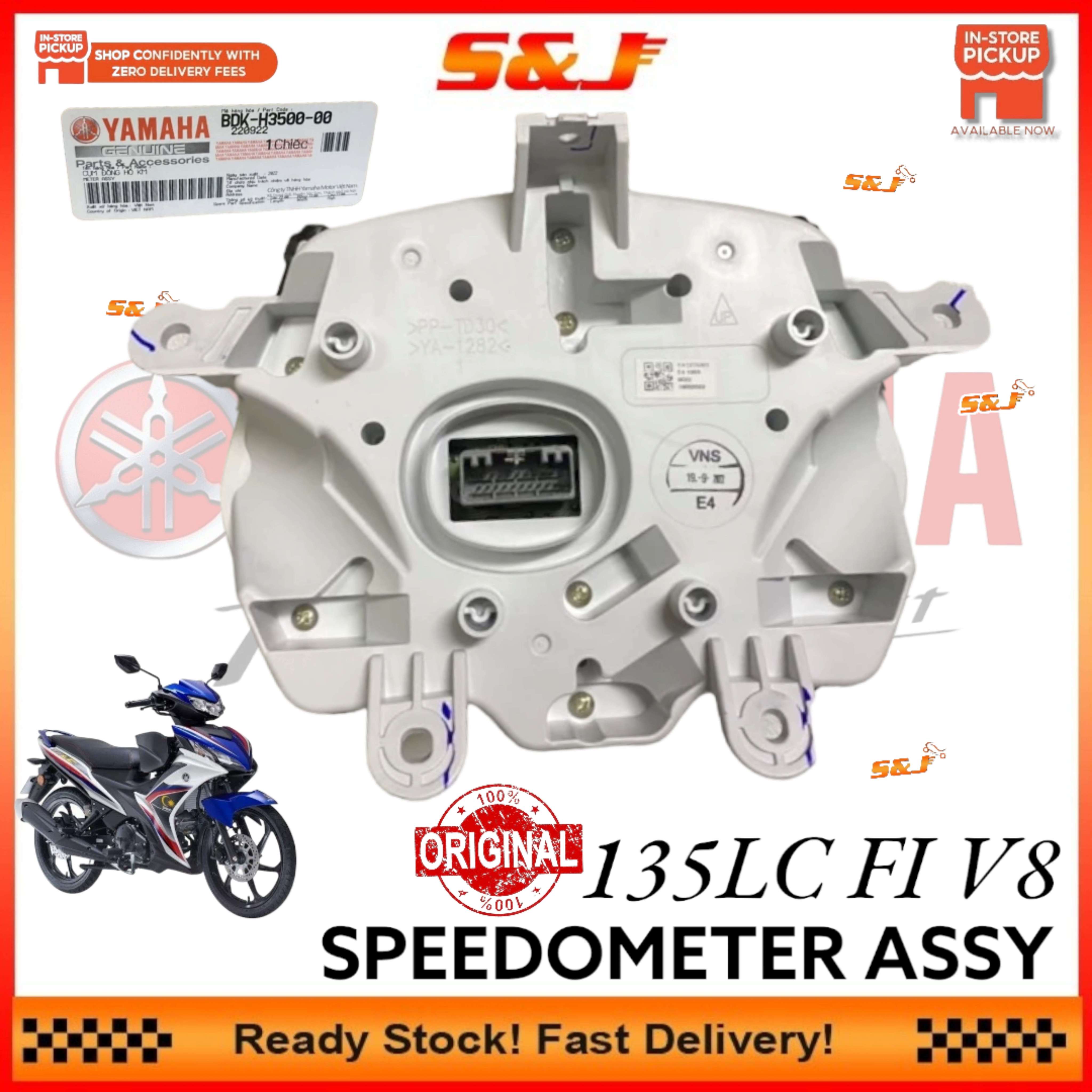 100 % ORIGINAL YAMAHA 135LC FI V8 LCV8 LC FI SPEEDOMETER ASSY METER ...