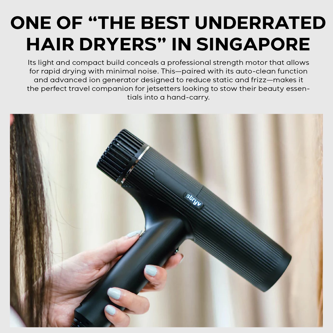 Stryv Professional Lightweight Hair Dryer | Shopee Malaysia Stryv Professional Lightweight Hair Dryer | Shopee Malaysia