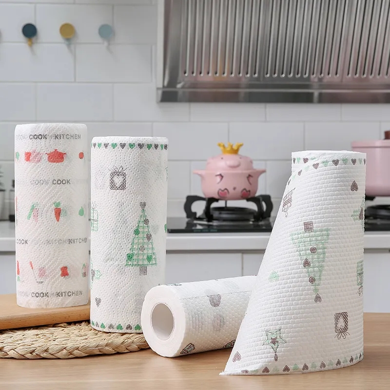 READY STOCK ️Kitchen Wipes 80Pcs Disposable Kitchen Wet Tissue Cleaning ...