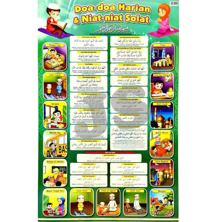 CARTA EDUCATIONAL POSTER BELAJAR HURUF JAWI,SUKU KATA,WARNA,BUNGA ...