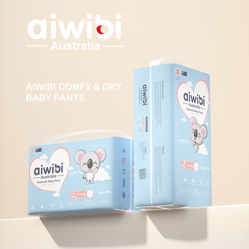 Aiwibi- Comfy Dry Diapers Tape / Pants (S/M/L/XL) (1's/Packs) Comfort ...