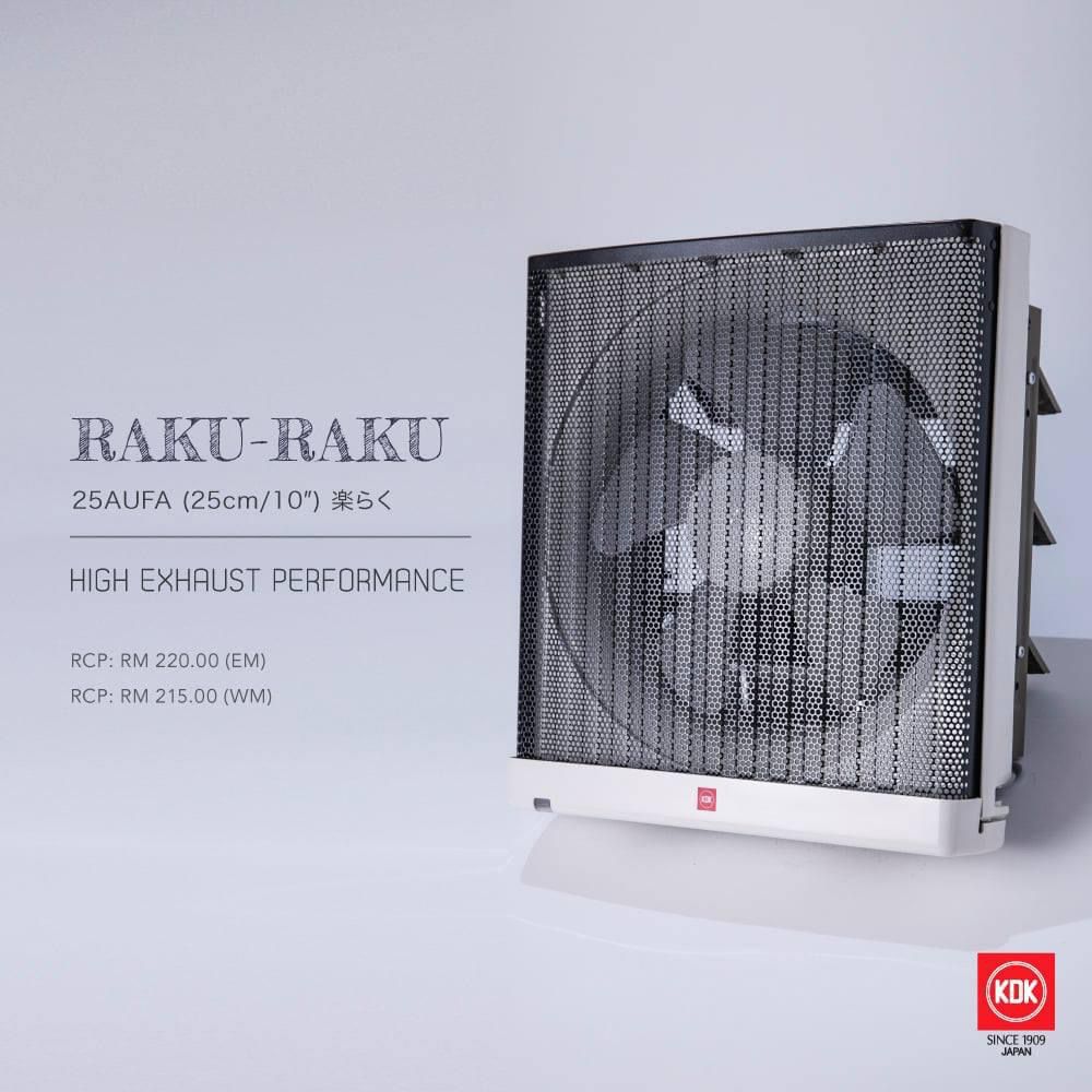 KDK 20ALA/25ALA/25AUFA | Wall Mount Exhaust Ventilating Fan / Kipas ...
