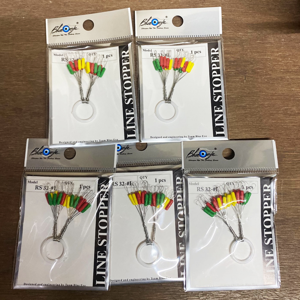 Blue eyes Line Stopper Float Rubber Stopper Fishing Bobber Space Beans ...