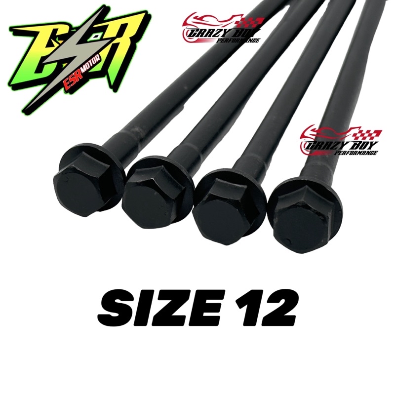 STUD HEAD ESR MOTOR Y15ZR LC135 JETROD 175MM 180MM 185MM 190MM JET ROD ...