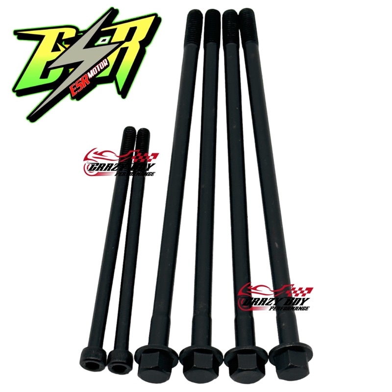 STUD HEAD ESR MOTOR Y15ZR LC135 JETROD 175MM 180MM 185MM 190MM JET ROD ...