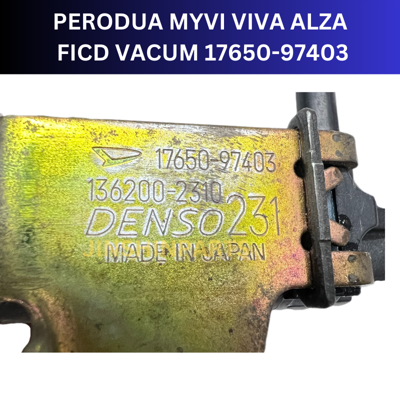PERODUA MYVI /MYVI LB/ALZA/VIVA FICD VALVE (SOLENOID VALVE) FICD VACUUM ...