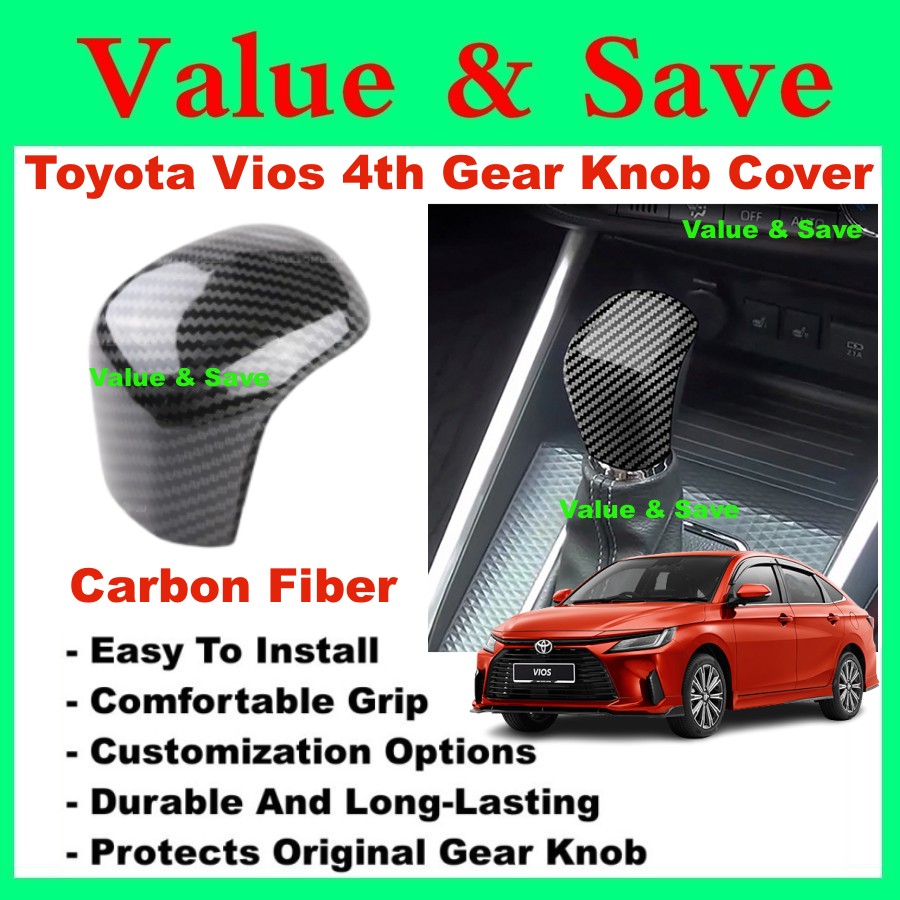 Toyota Vios NEW 2023 2024 2025 Car Gear Shift Knob Frame Cover Garnish ...