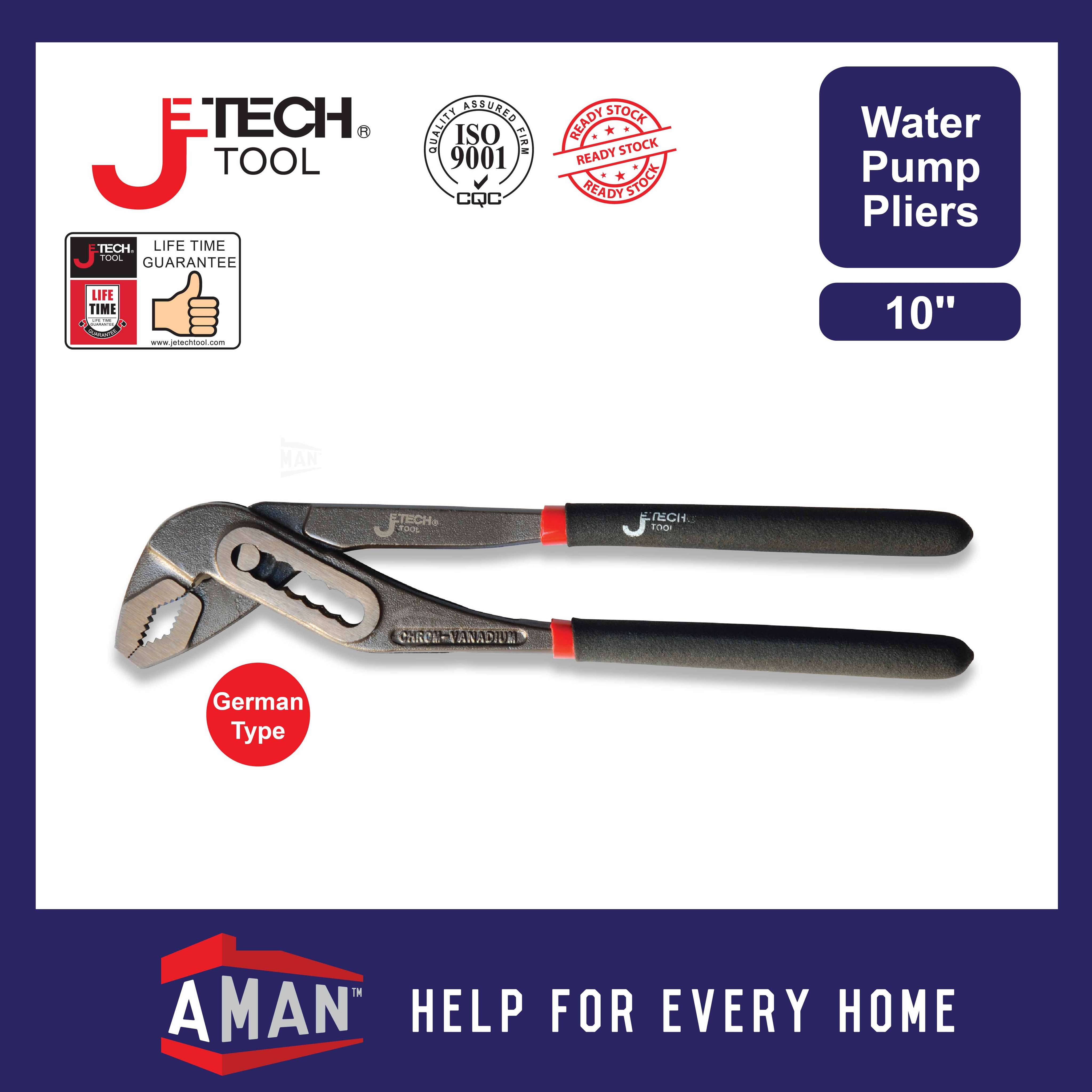 JETECH Groove Joint Plier Water Pump Plier Toilet Sanitary Repair Plier ...