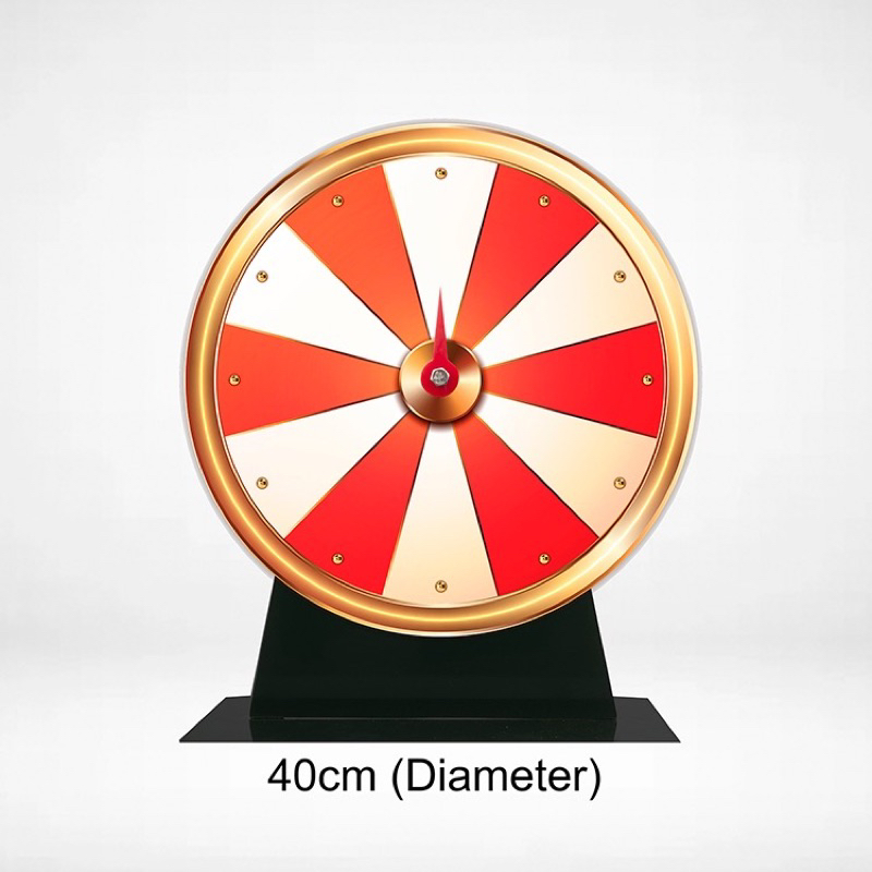 LUCKY DRAW WHEEL 30cm/37cm, Lucky big wheel erasable write activity ...
