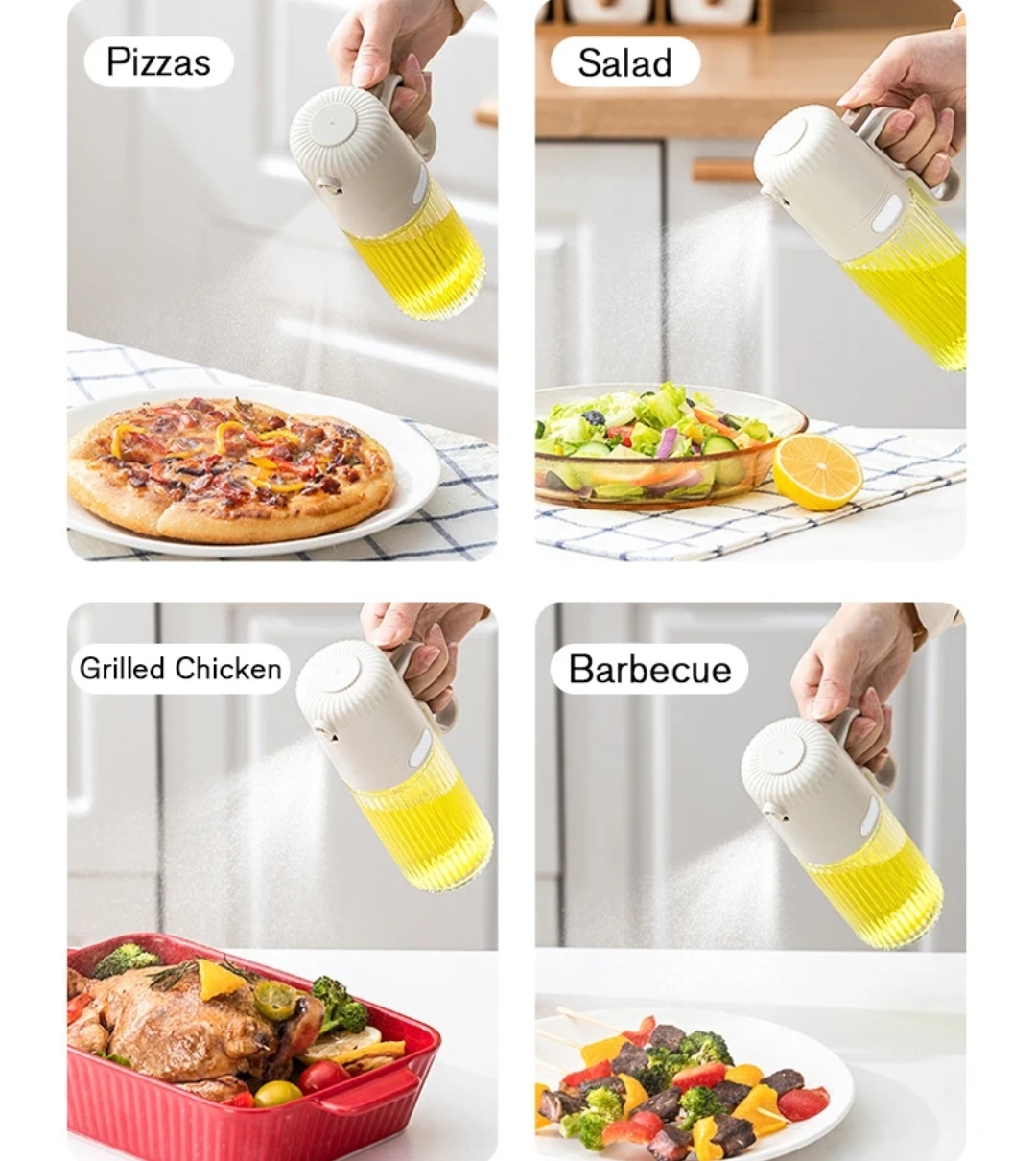250ml Cooking Oil Spray Bottle Botol Minyak High Pressure Olive Oil ...