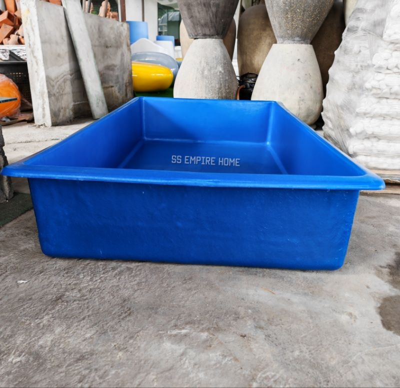 NEX 6 x3x1 BLUE Fiberglass Ice Bath Fish Tank Water Pond Aquarium Heavy ...