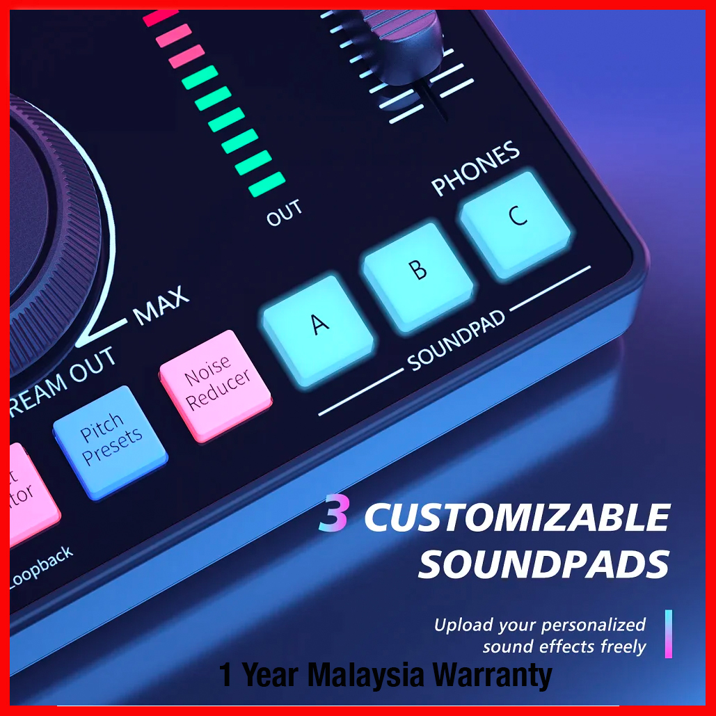 Maona AMC2 / C2 live stream mixer | Shopee Malaysia