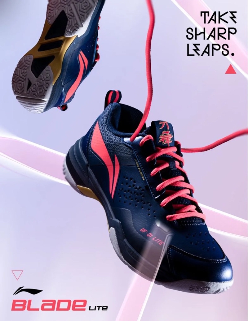 [FREE SOCKS] LI-NING Blade DF-01 LITE Professional Badminton Shoes ...