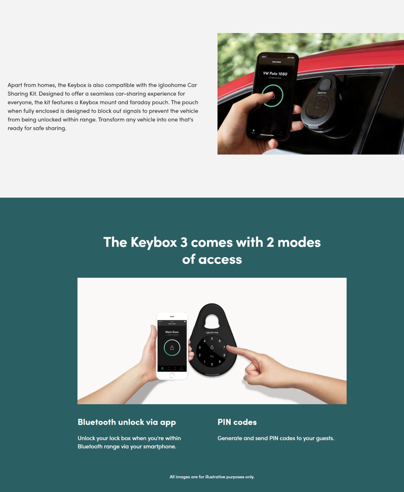 igloohome Smart Keybox 3 | IGK3 Bluetooth Lock Box Pin Padlock ...