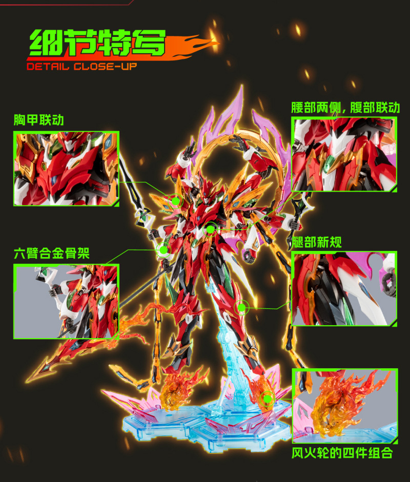 Motor Nuclear MNP-XH04 NeZha Model Kits / 摩动核 天英星-三坛海会-哪吒 拼装版 | Shopee ...
