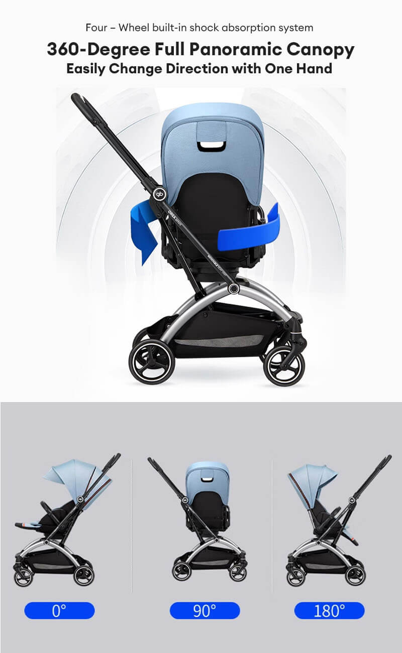 BNB GB Orsa Omni 360 Baby Stroller Compact Stroller (Support Up To 25kg ...
