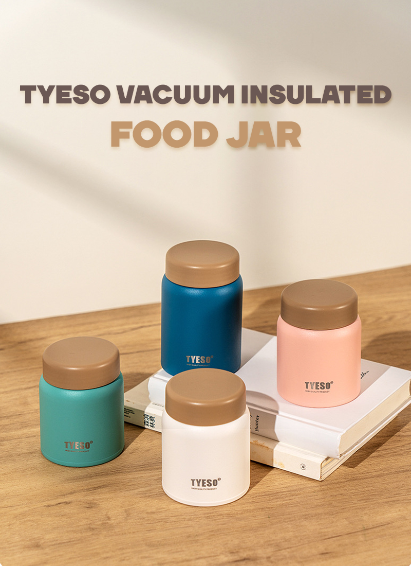 TYESO Thermos Food Jar 220ml/280ml Food-grade Stewed Pot Heat ...