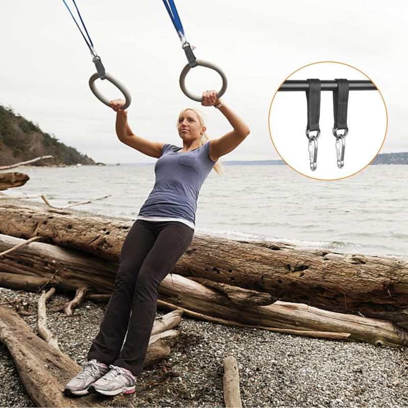 Ready Stock💥Tree Swing Strap with D-ring Hook Ring Hanging Straps Swing Connecting Belt for ...
