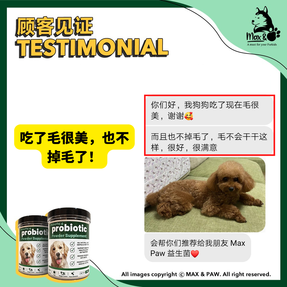 【OFFICIAL】Max & Paw Pet Supplement Dog Supplement Probiotic - All ...