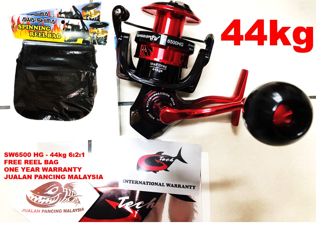 GTECH 2021 NEW MODEL SWAGGER SW SALTWATER JIGGING LIMITED EDITION REEL ...