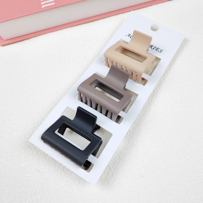 Klip Rambut Pin Rambut Segi Empat Korea Hair Clip Small Clips Claws ...
