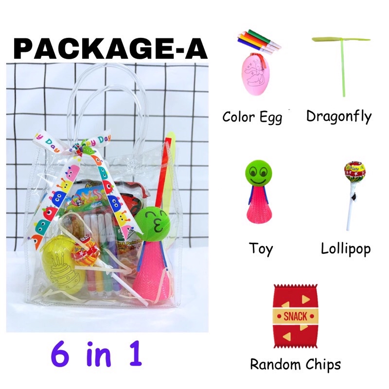 Kids Birthday Party Pack Gift Pack Goodie Bag Gift Set Door Gift Hadiah ...