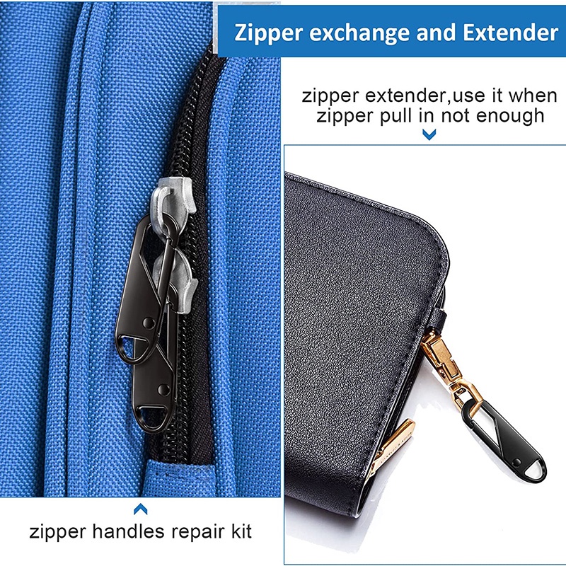 1PCS Universal Replacement Zipper Slider Metal Removal Zipper Puller ...