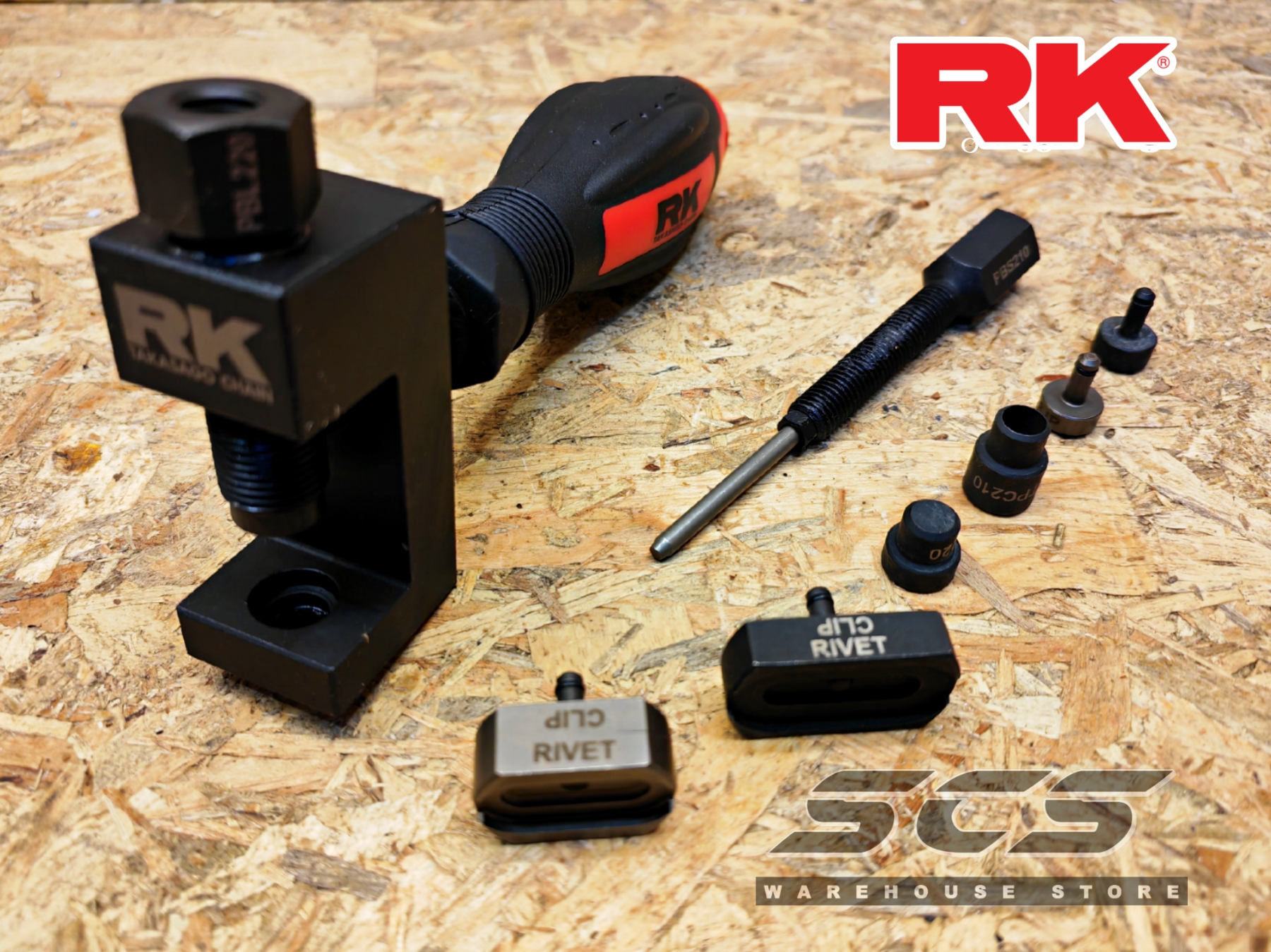 Chain Breaker RK Potong Rantai 428 520 525 530 Rivet Tools Alat Rivert ...