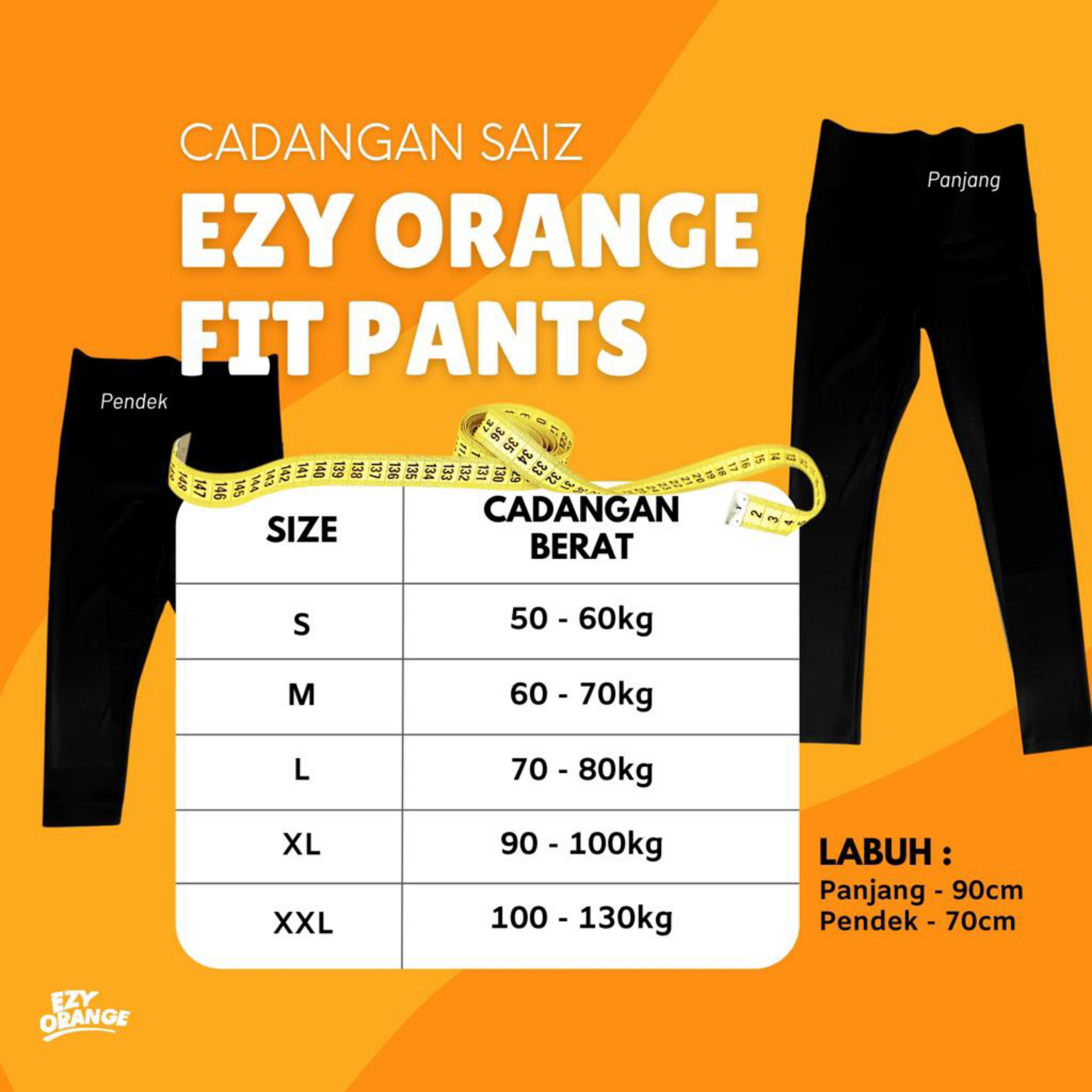 Ezy Pants Ezy Orange | Ez Fit Pant Leggings | Original HQ Aysha Alam ...