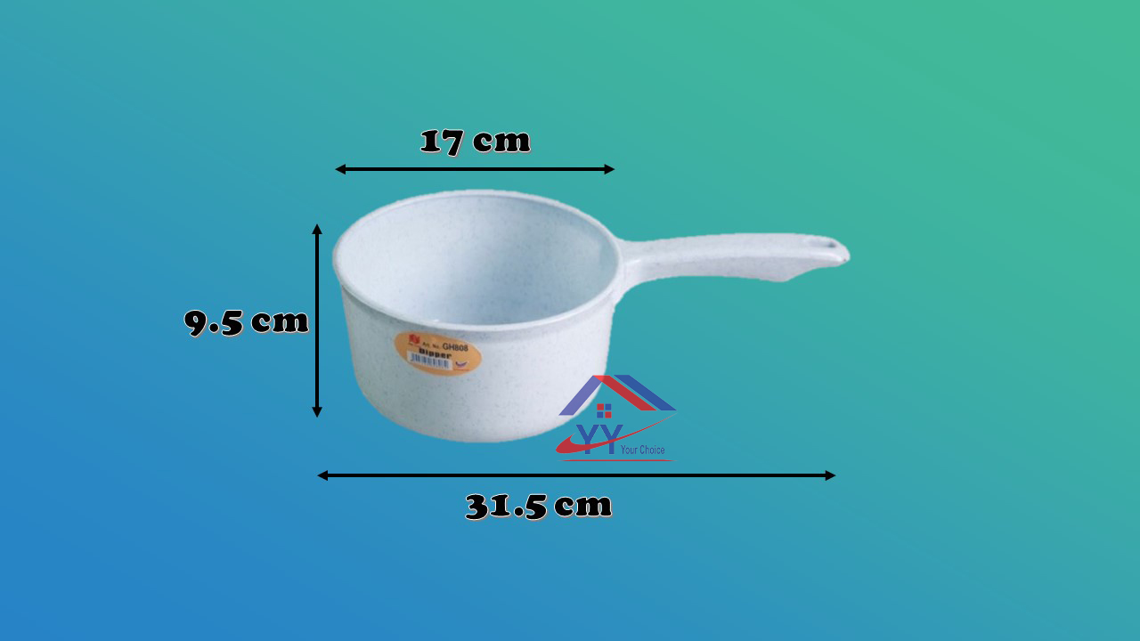 Dolphinware 808 Plastic Dipper Long Handle Water Dipper Gayung Plastik ...