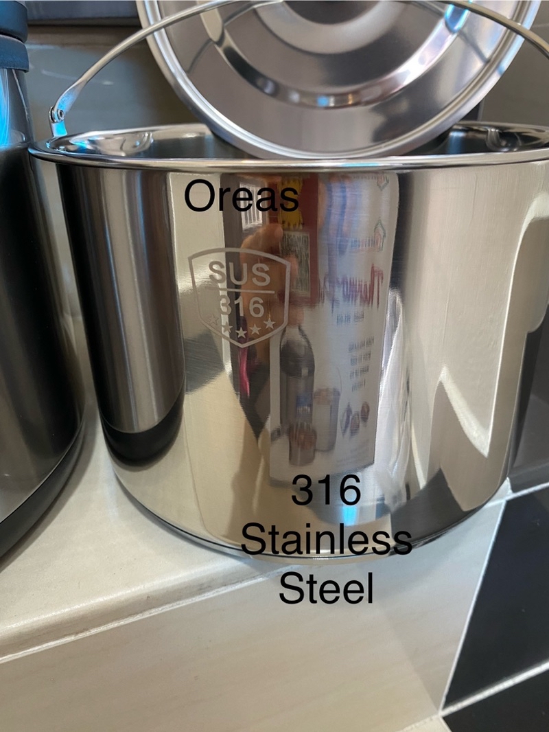 OREAS 304/316 S/steel 3.5 L Multi functional Thermo cooker （3.5Liter ...